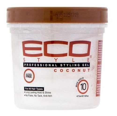 Gel Eco styler de aceite de coco 16 oz - Dulce afro