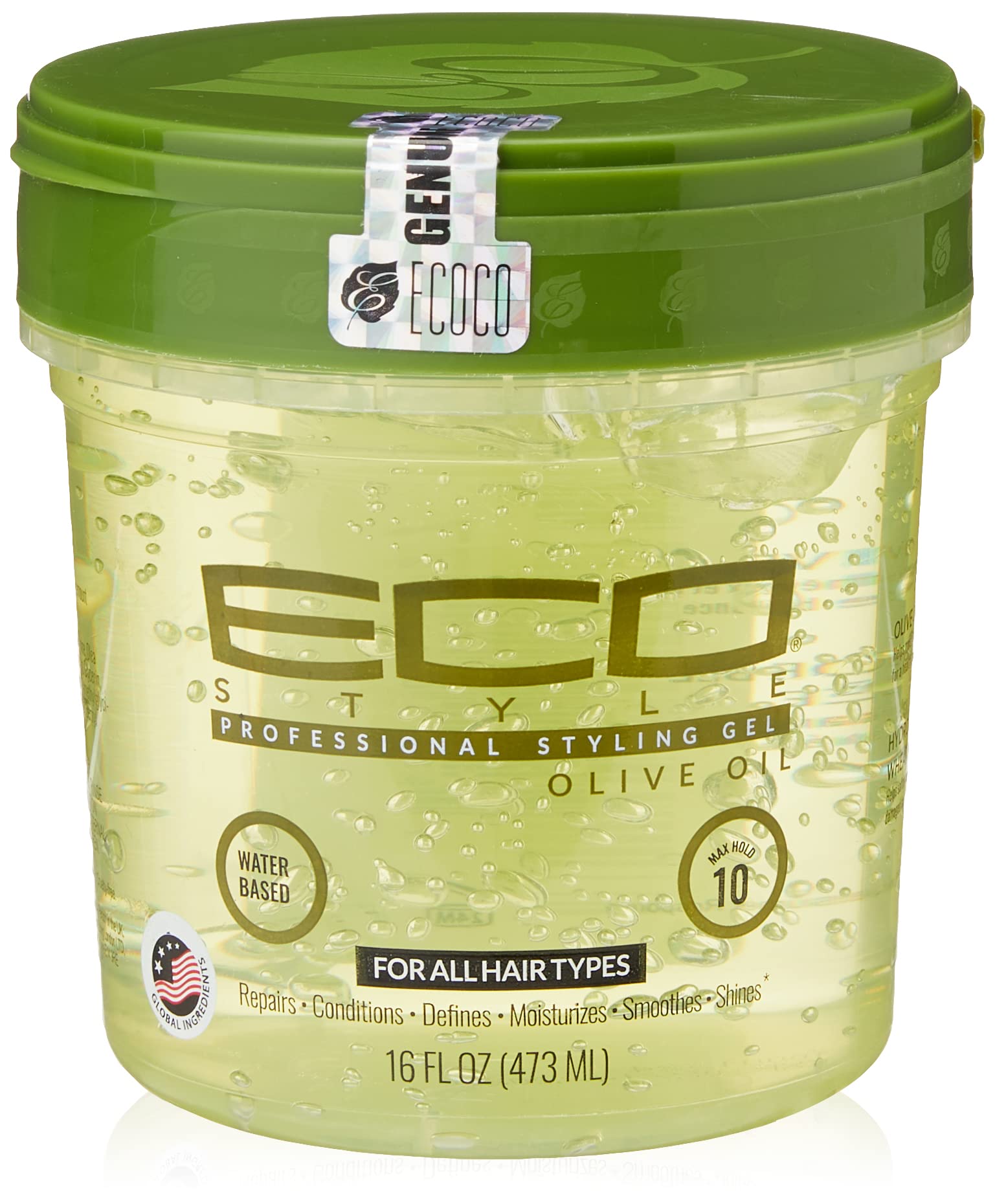 Gel eco de aceite de oliva 8 oz - Dulce afro