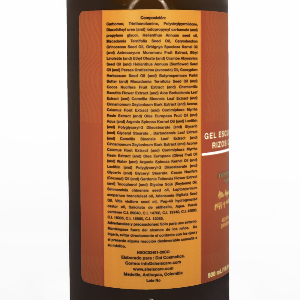 Gel Escultor de Rizos She Is Art 500 ml - Dulce afro