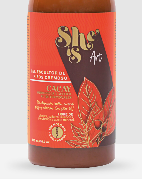 Gel Escultor de Rizos She Is Art 500 ml - Dulce afro