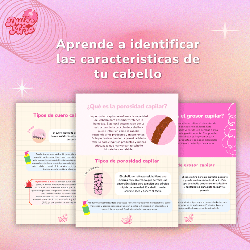 Guía fácil para armar una rutina capilar Ebook - Libro dígital - Dulce afro