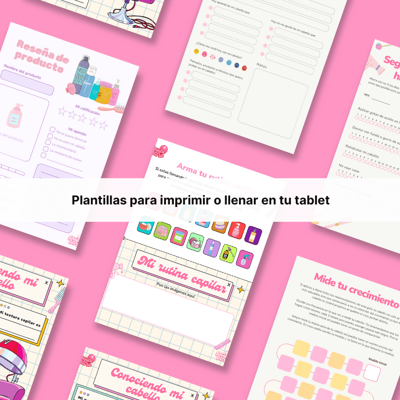 Guía fácil para armar una rutina capilar Ebook - Libro dígital - Dulce afro